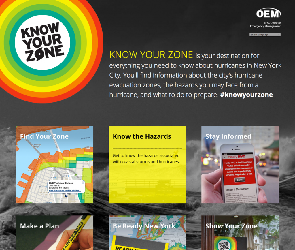 Know Your Zone Hurricane Campaign - C&G Partners